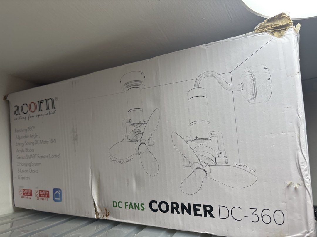 Acorn ceiling/ wall fan, Furniture & Home Living, Lighting & Fans, Fans ...