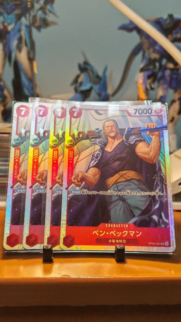Ben Beckman SR playset Op09 One Piece tcg Card Game, Hobbies & Toys ...