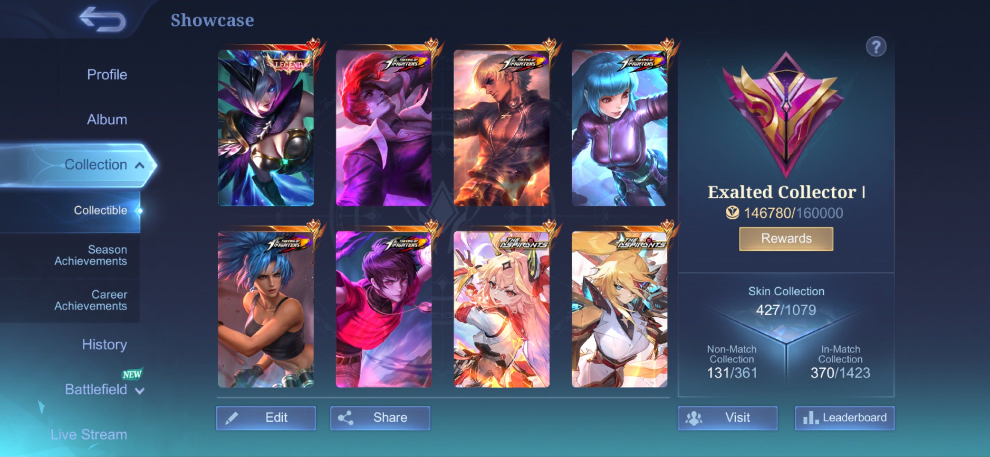 Mobile Legends Account - Mythic Medal, Exalted Collector, Video Gaming ...