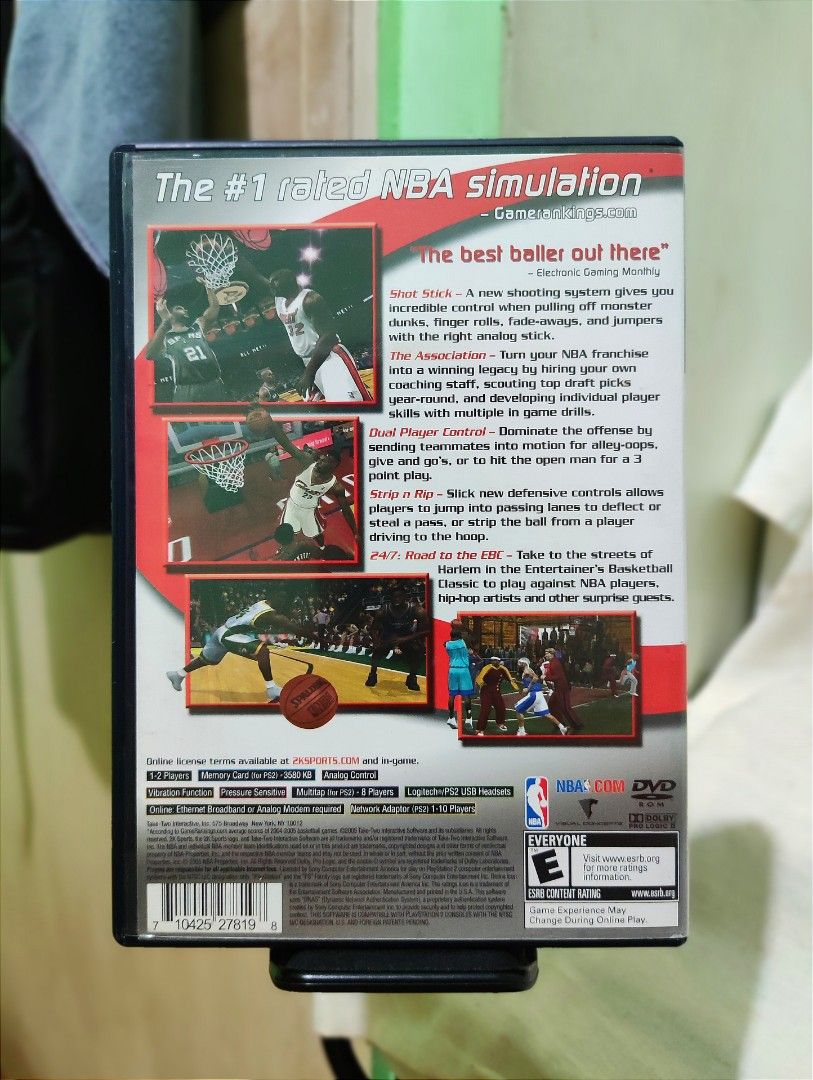PS2 | NBA 2K6, Video Gaming, Video Games, PlayStation on Carousell
