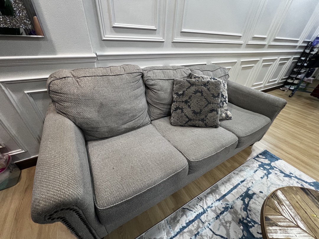 SSF Sofa 3-Seater Fabric, Furniture & Home Living, Furniture, Sofas on ...