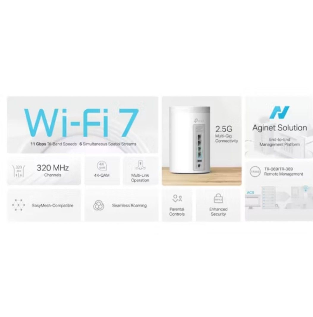 TP-Link Singtel WiFi 7 Router HB611-SGST, Computers & Tech, Parts ...