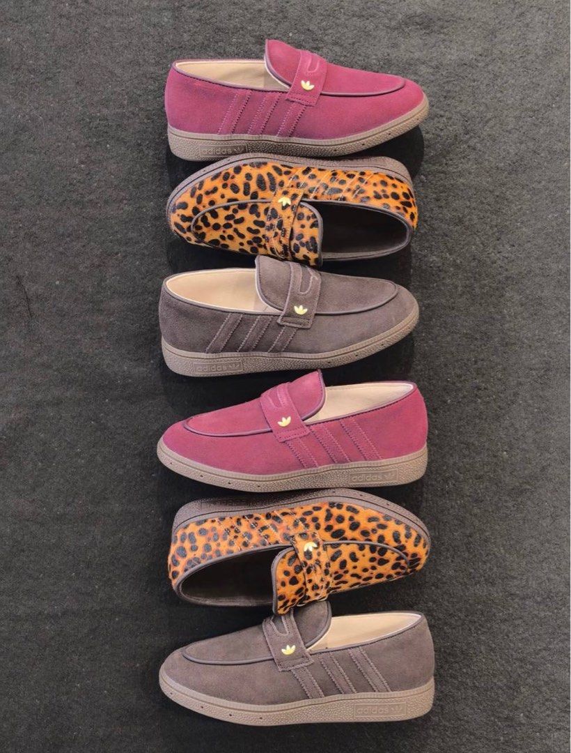 Adidas Handball Spezial Loafer Aurora Cocoa/ Maroon/ Leopard Pri t Dark ...