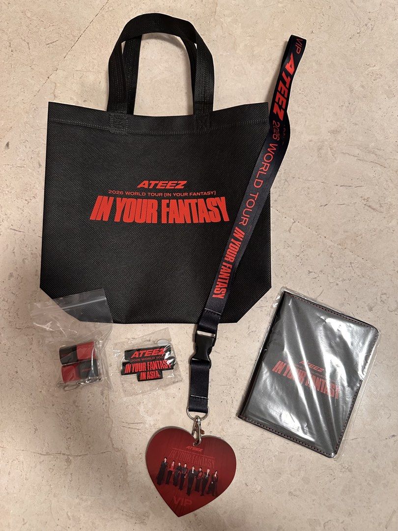 ATEEZ 2026 World Tour In Your Fantasy Merchandise Set, Hobbies & Toys ...