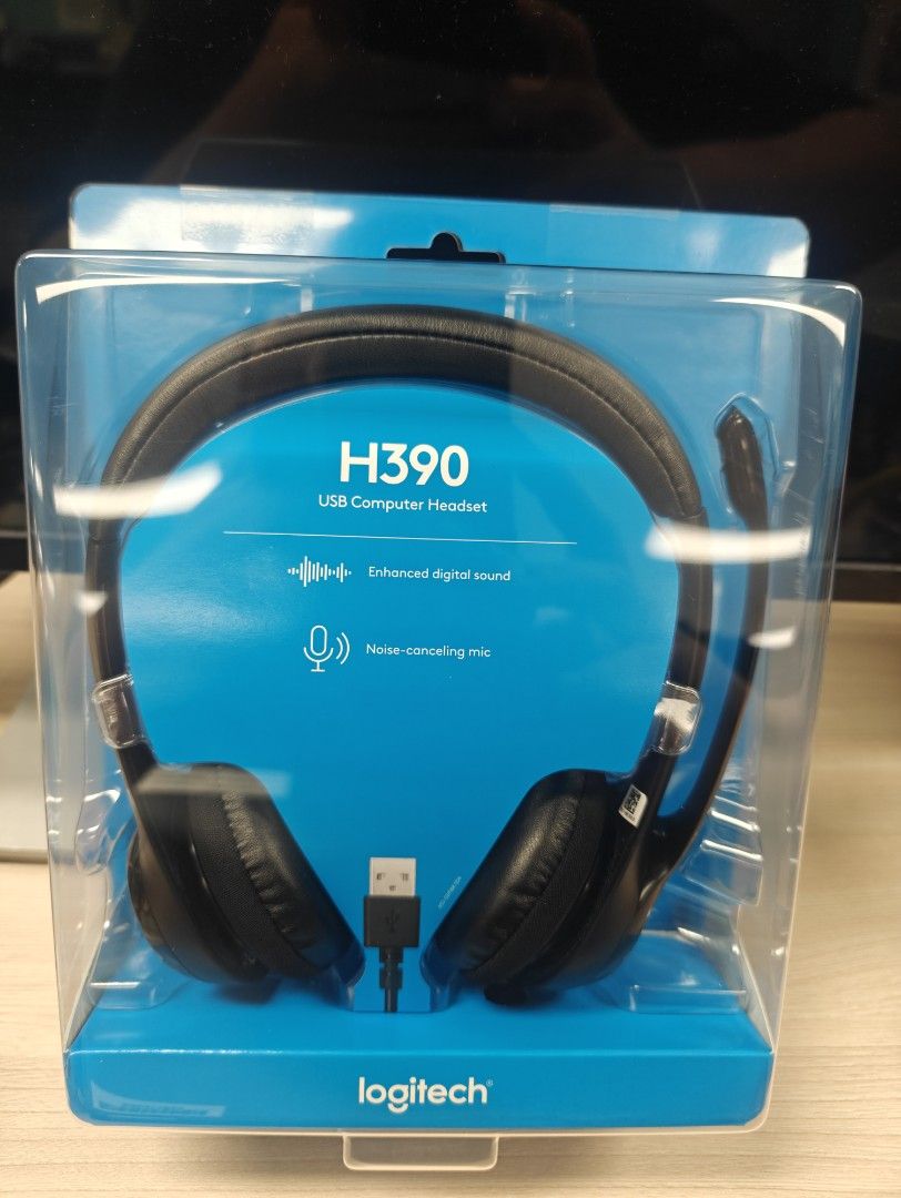 Logitech H390 USB Computer Headset - Brand New, Audio, Headphones ...