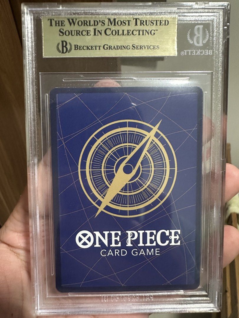 One Piece Card - Monkey D Luffy P-041 1st Anniversary Winner STAMP BGS ...