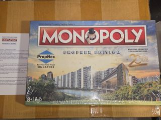 Monopoly propnex edition 25 years anniversary board game, Hobbies ...