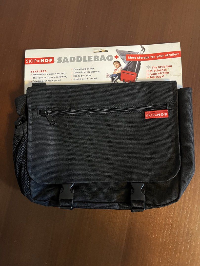 SKIP HOP | Stroller Saddlebag Black, Babies & Kids, Going Out ...