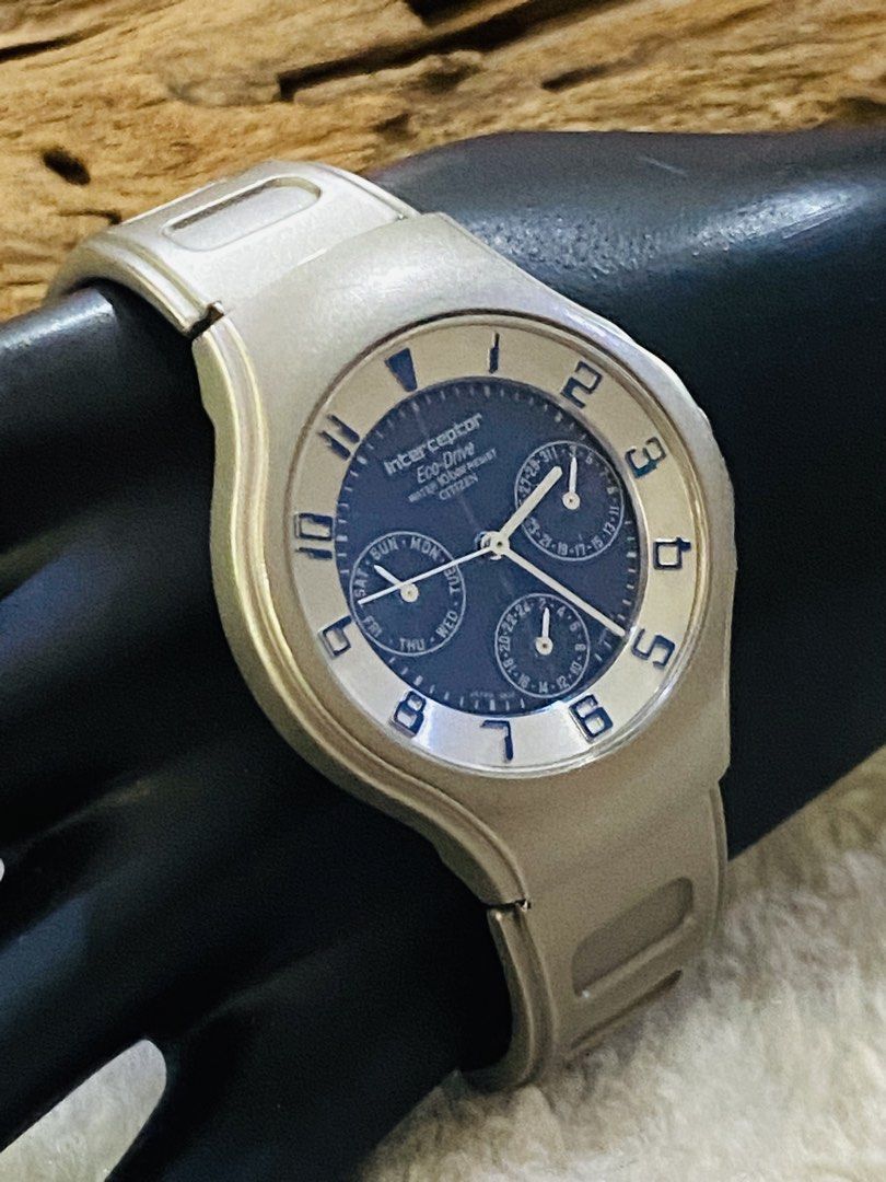 VINTAGE CITIZEN INTERCEPTOR - ECO DRIVE, Men's Fashion, Watches ...