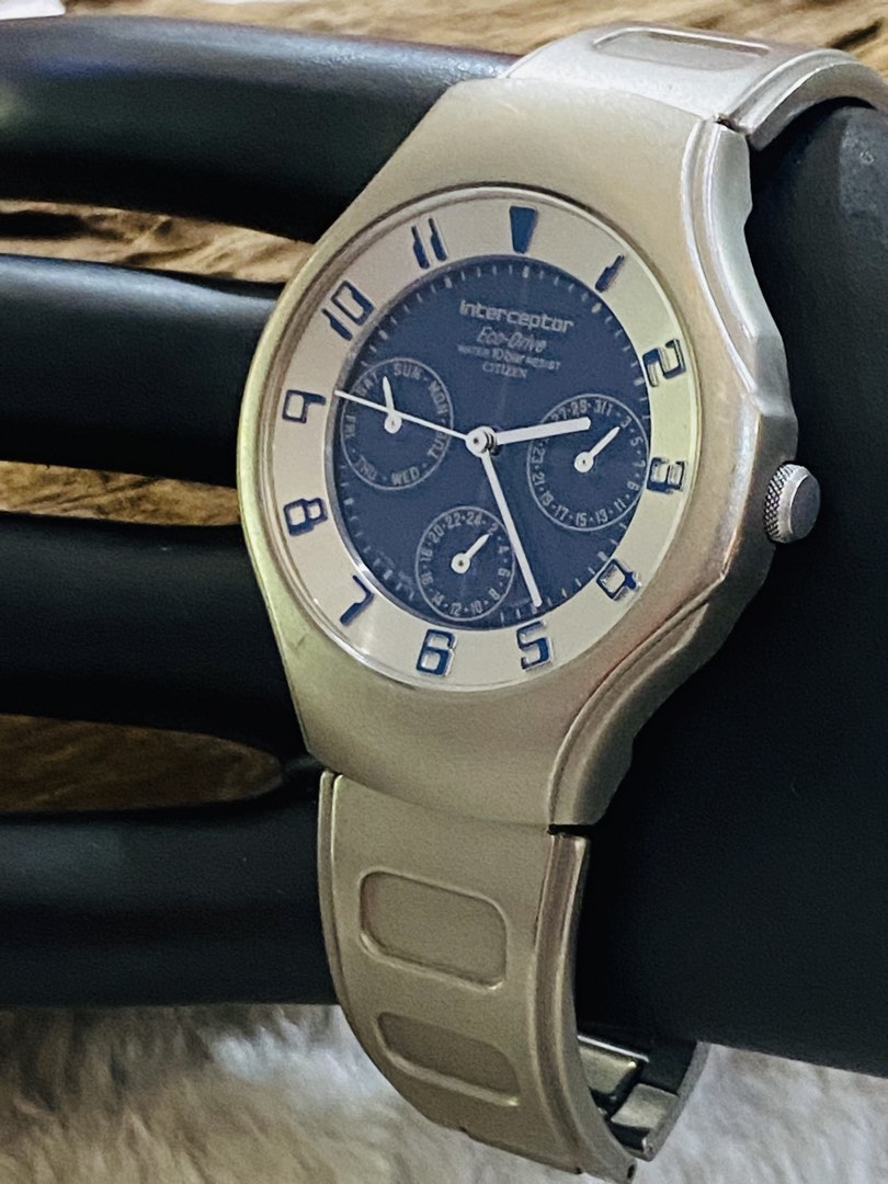 VINTAGE CITIZEN INTERCEPTOR - ECO DRIVE, Men's Fashion, Watches ...