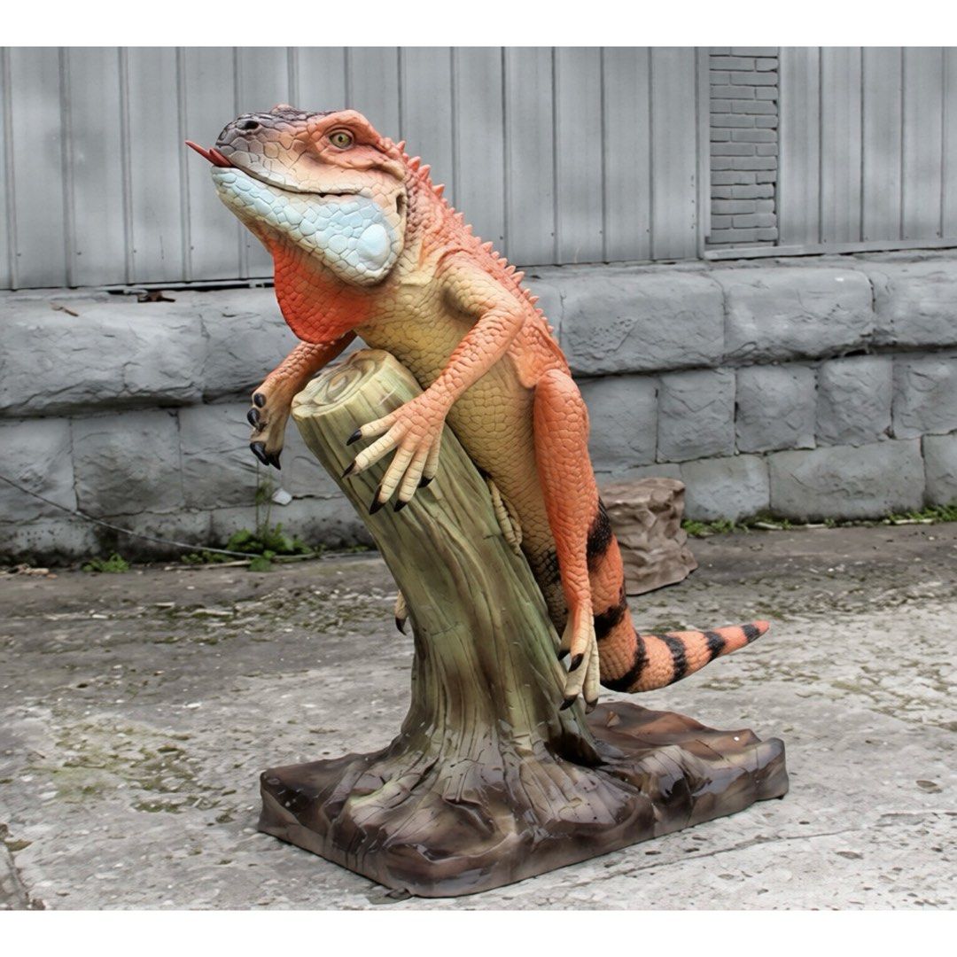 7.2ft 2.2m Animatronic Lizard Animal Robot Mechanical Model Display ...