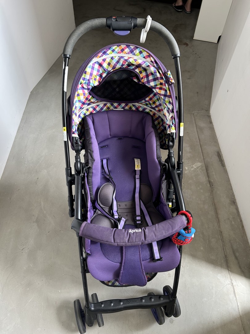 Aprica Stroller - Purple, Babies & Kids, Going Out, Strollers on Carousell