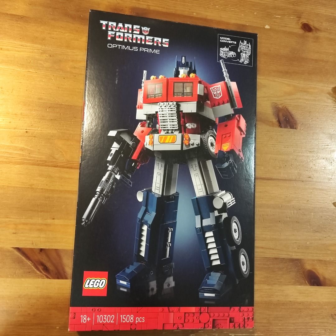 Authentic LEGO Transformers Optimus Prime 10302, Hobbies & Toys, Toys ...