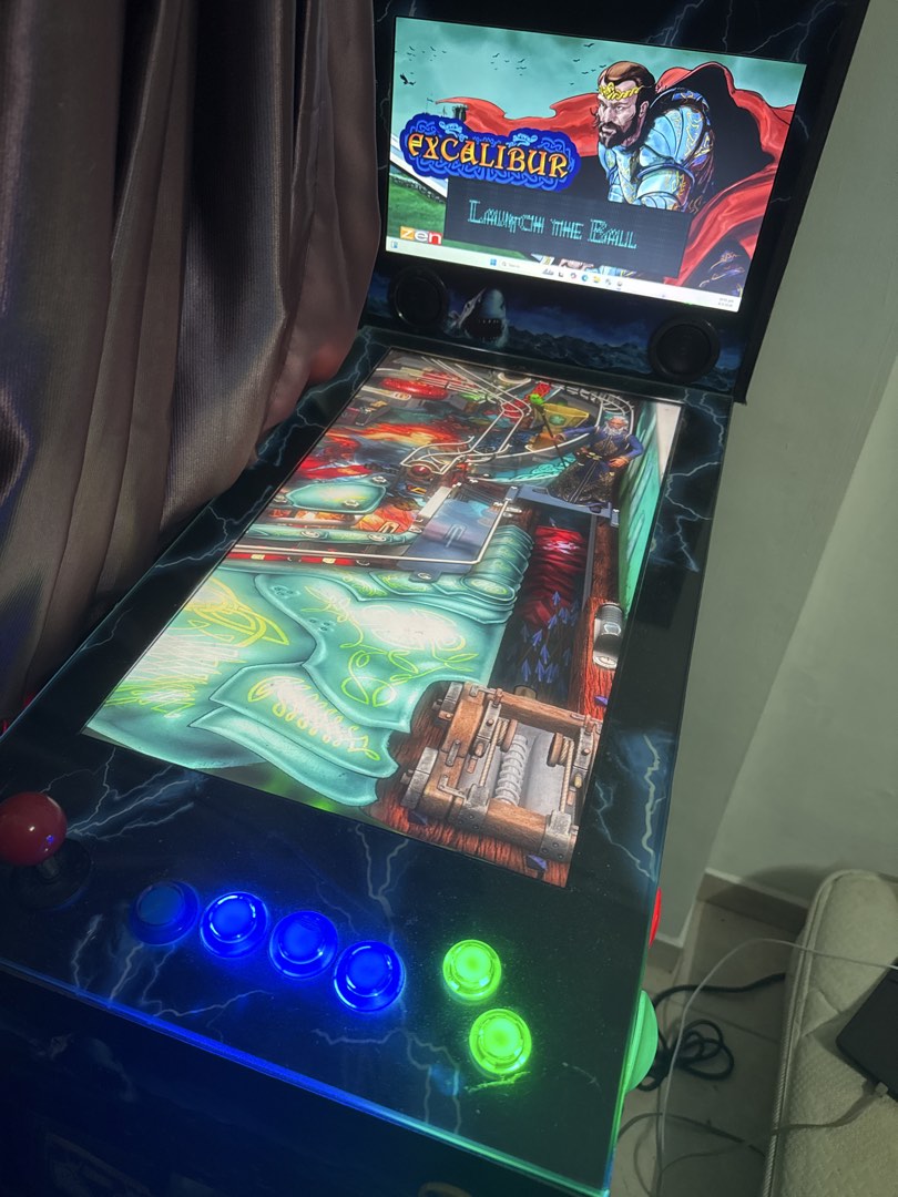 Custom Arcade Pinball shooting Machine, Video Gaming, Video Game ...