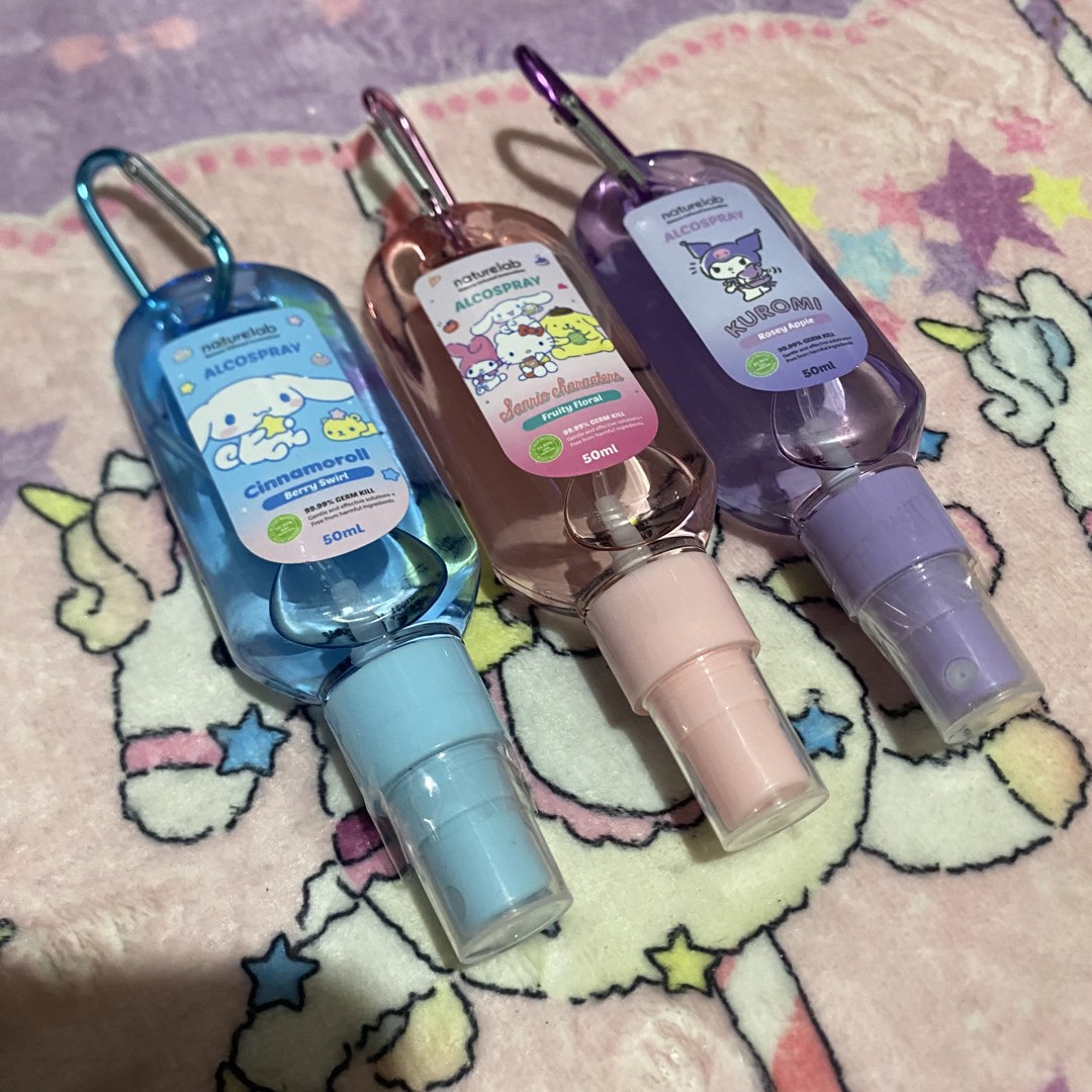 Naturelab Sanrio Alcohol Spray, Beauty & Personal Care, Sanitary ...