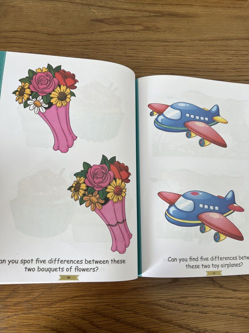 101 Spot the Differences Activity Book, Hobbies & Toys, Books ...
