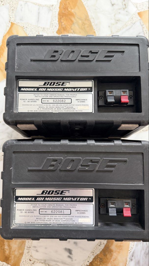 BOSE Model 101 Music Monitor Speakers, Audio, Soundbars, Speakers ...