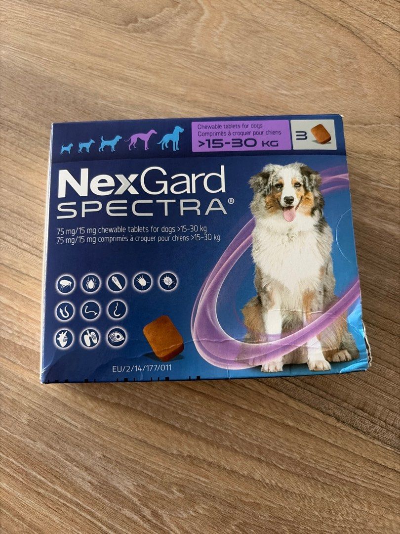 NexGard Spectra Chewable Tablets for Dogs, Pet Supplies, Health ...