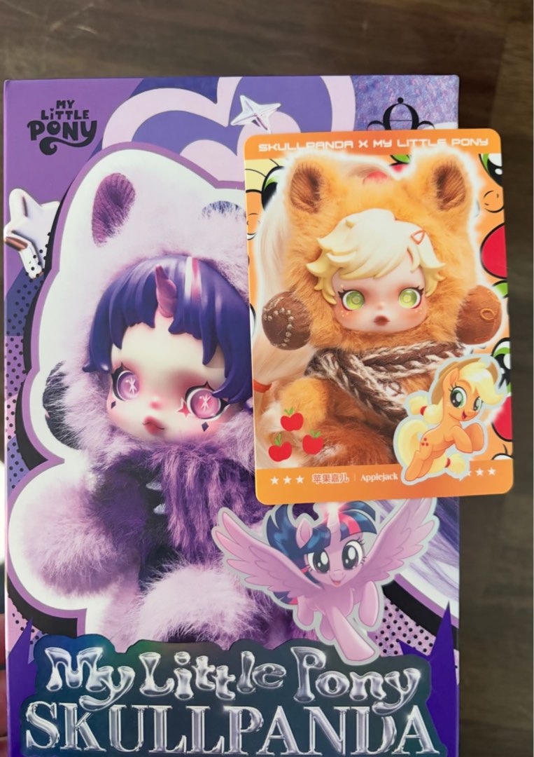 Skullpanda x My Little Pony Applejack Figure, Hobbies & Toys, Toys ...