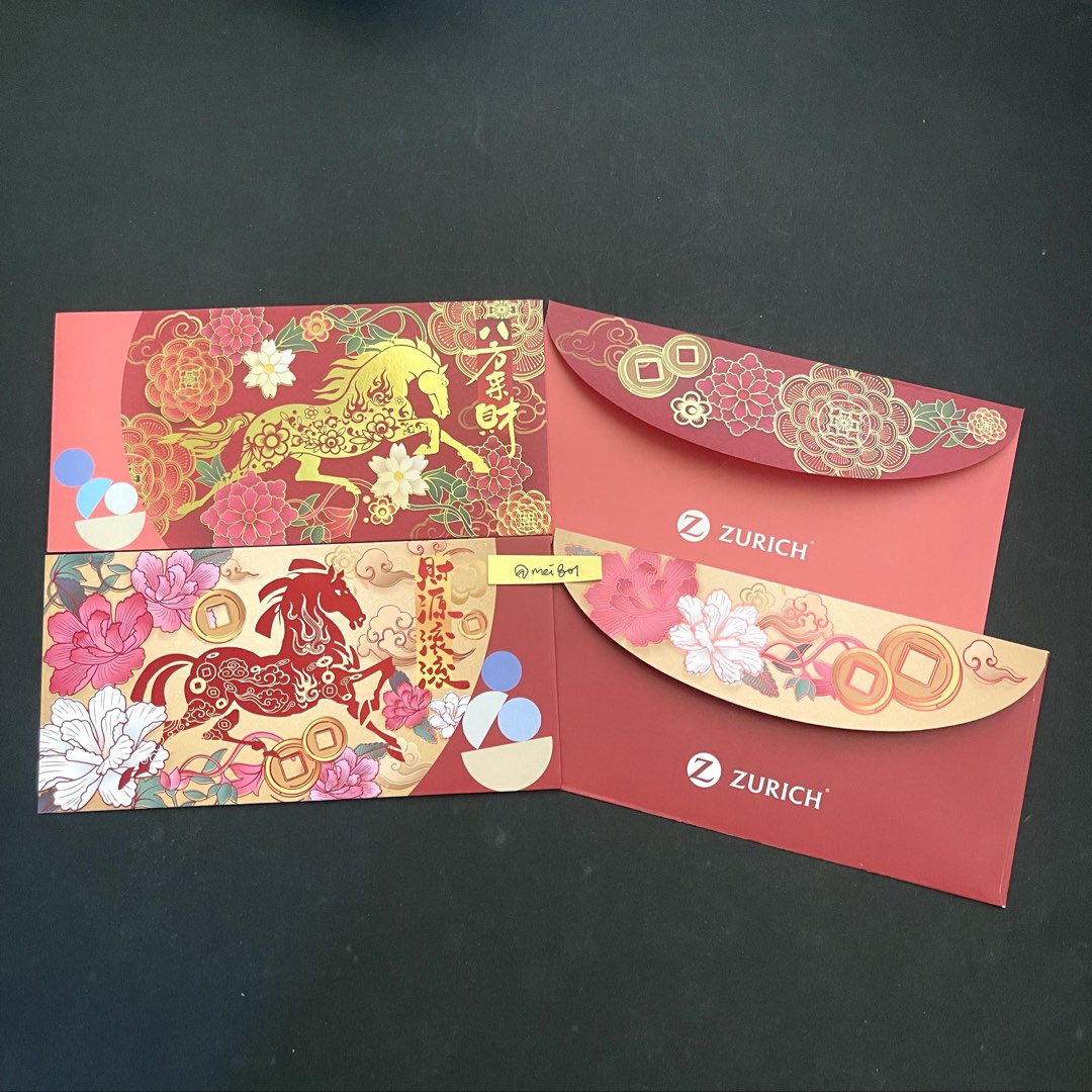 Zurich Red Packet 2026, Hobbies & Toys, Stationery & Craft, Occasions ...