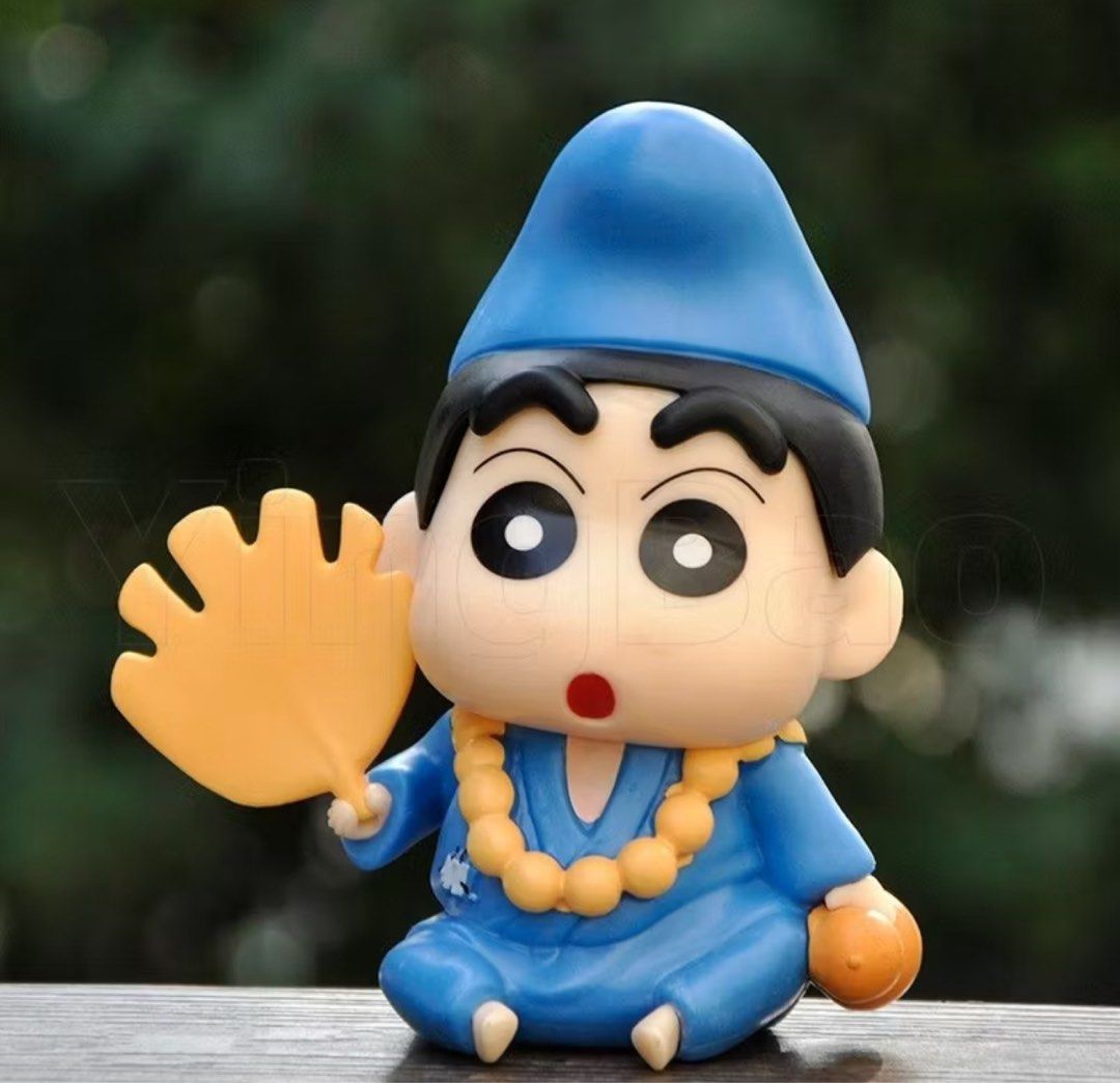 10CM Japanese Anime Crayon Shin-chan Cos Lord Buddha Cute Action Figure ...