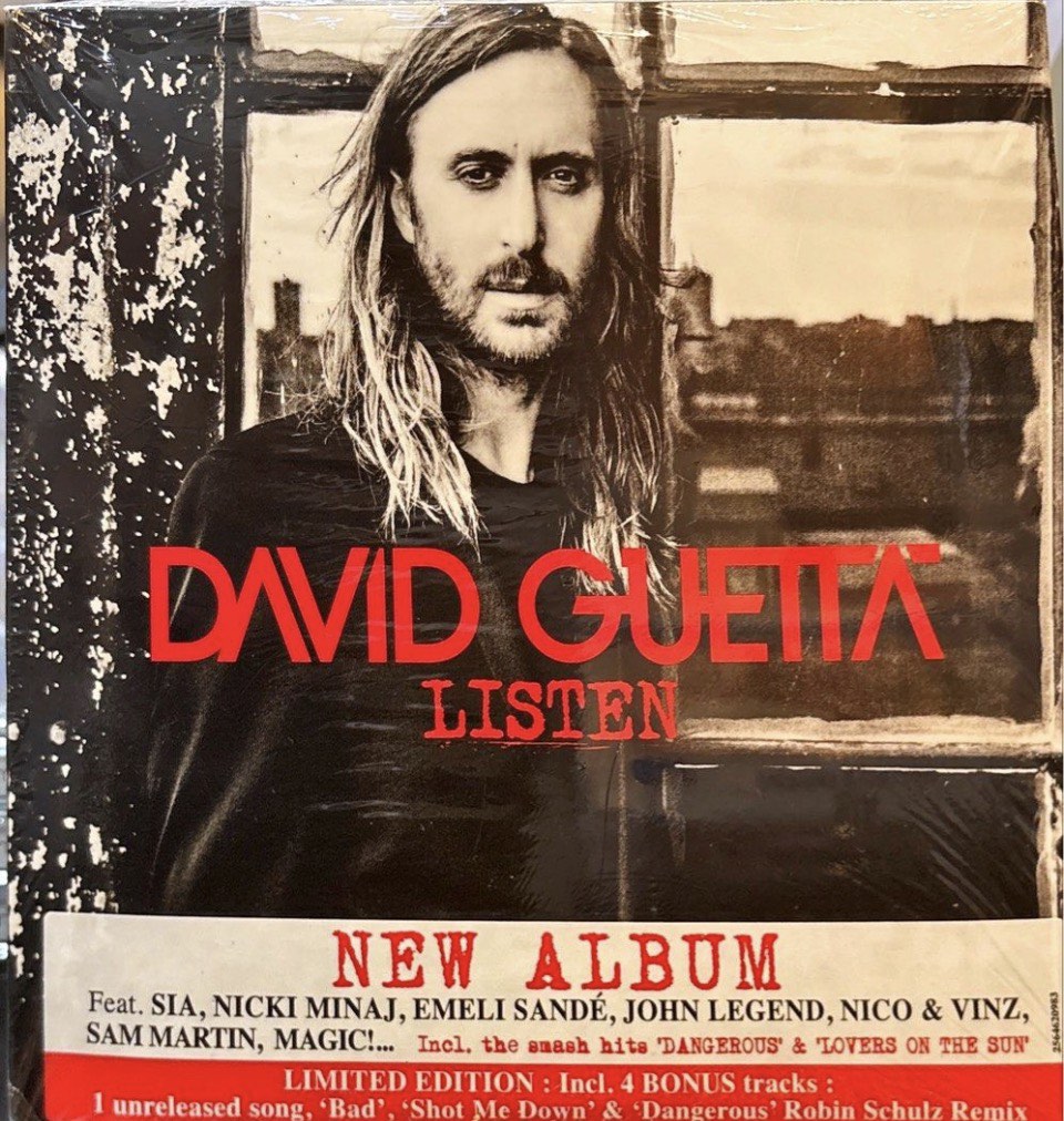 DAVID GUETTA: LISTEN (2CD), Hobbies & Toys, Music & Media, CDs & DVDs ...