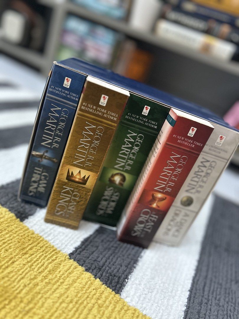 Game of Thrones Book Set by George R.R. Martin, Hobbies & Toys, Books ...