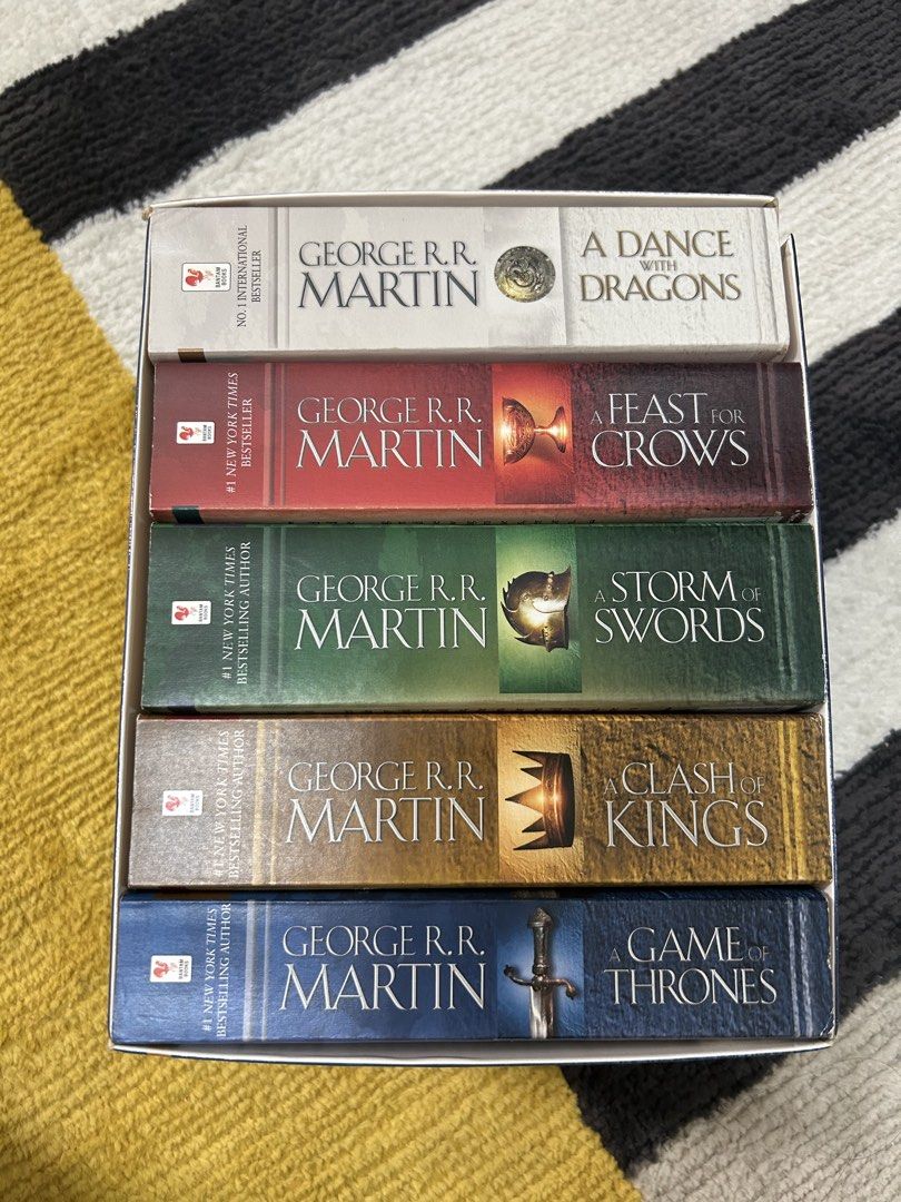Game of Thrones Book Set by George R.R. Martin, Hobbies & Toys, Books ...