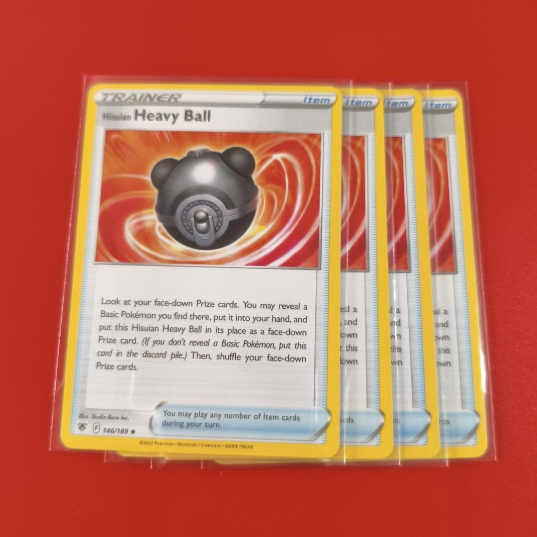 Hisuian Heavy Ball - Pokemon TCG Trainer Card 2022, Hobbies & Toys ...