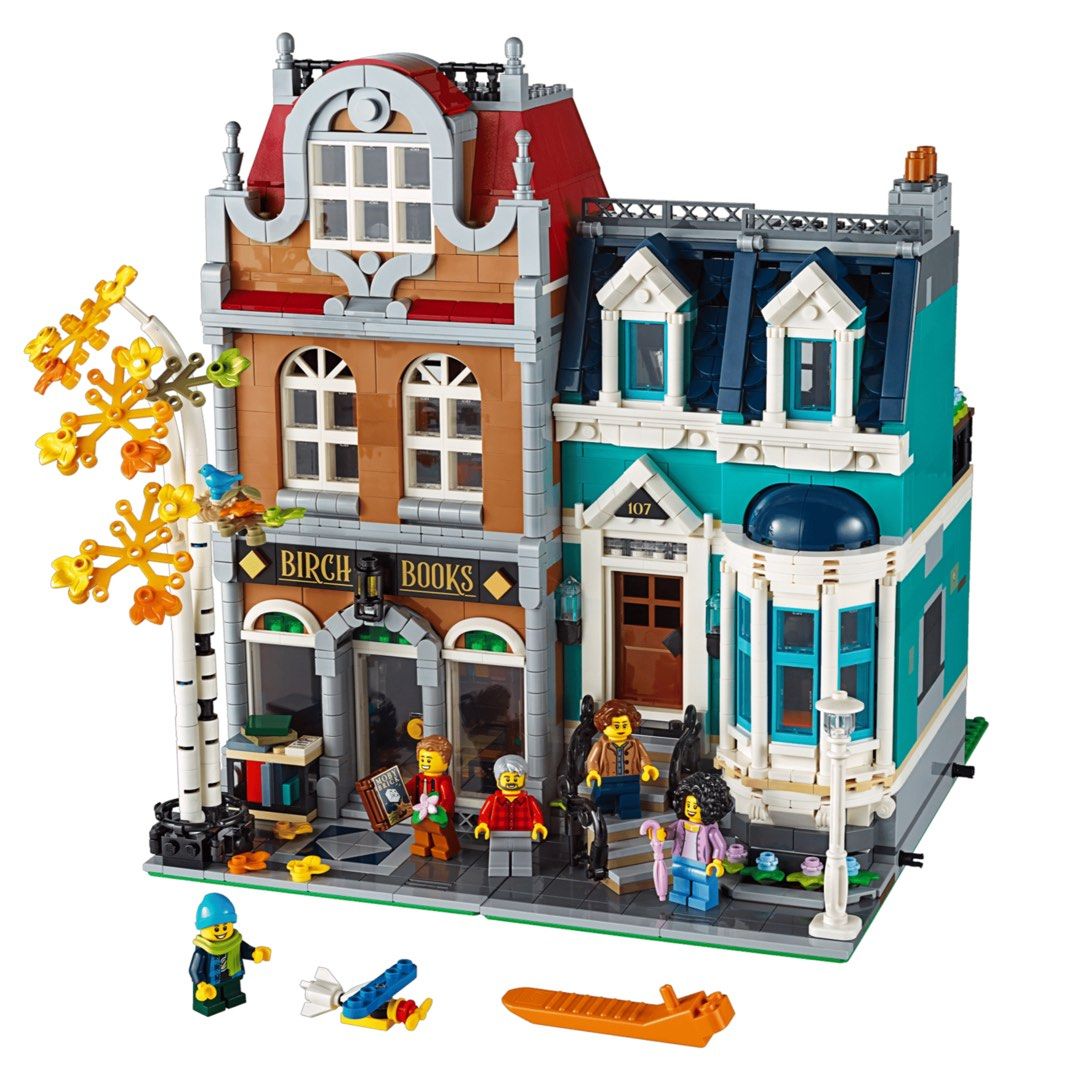LEGO Creator Expert 10270 Bookshop Modular Building, Hobbies & Toys ...