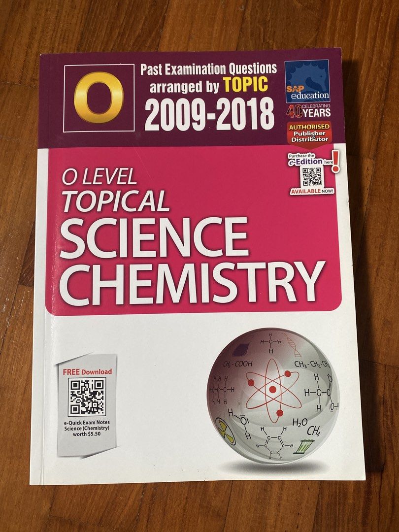 O Level Topical Science Chemistry Textbook, Hobbies & Toys, Books ...