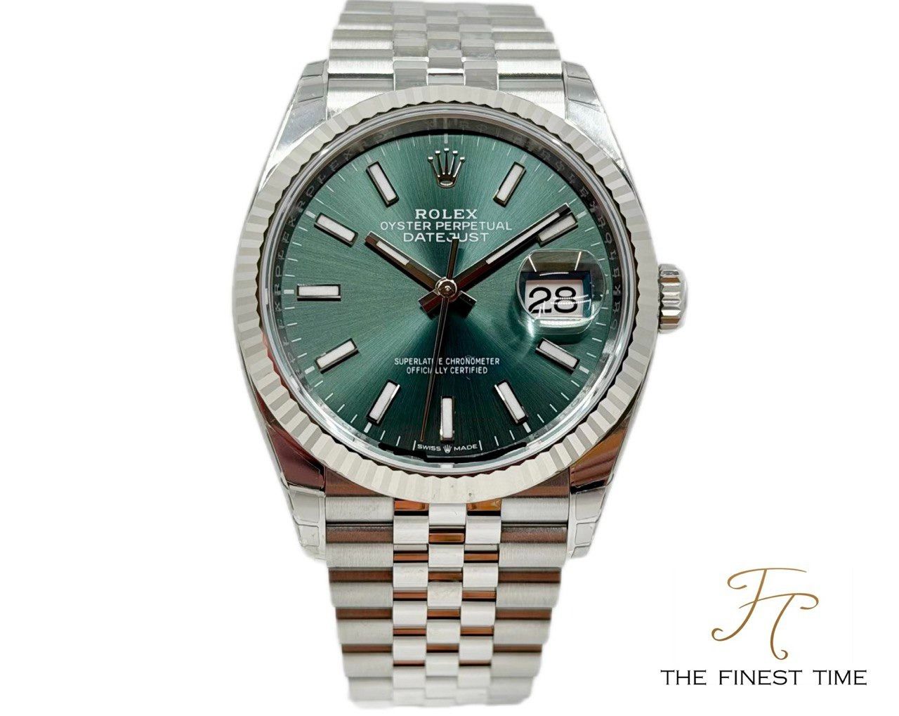 Rolex Datejust 36 126234 Green 126234 Mint Green Jubilee _ Feb 2026 ...