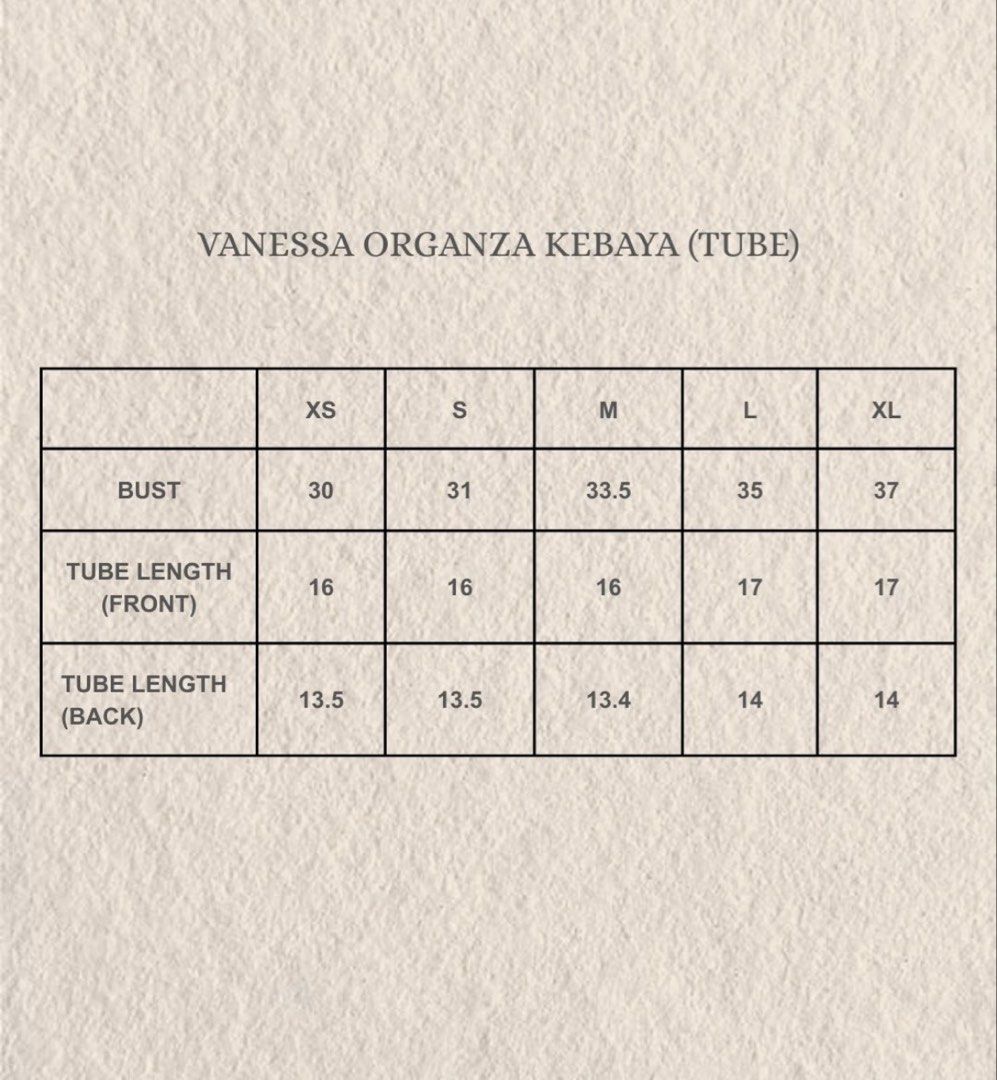 Vanessa Organza Kebaya - Various Sizes, Women's Fashion, Dresses & Sets ...