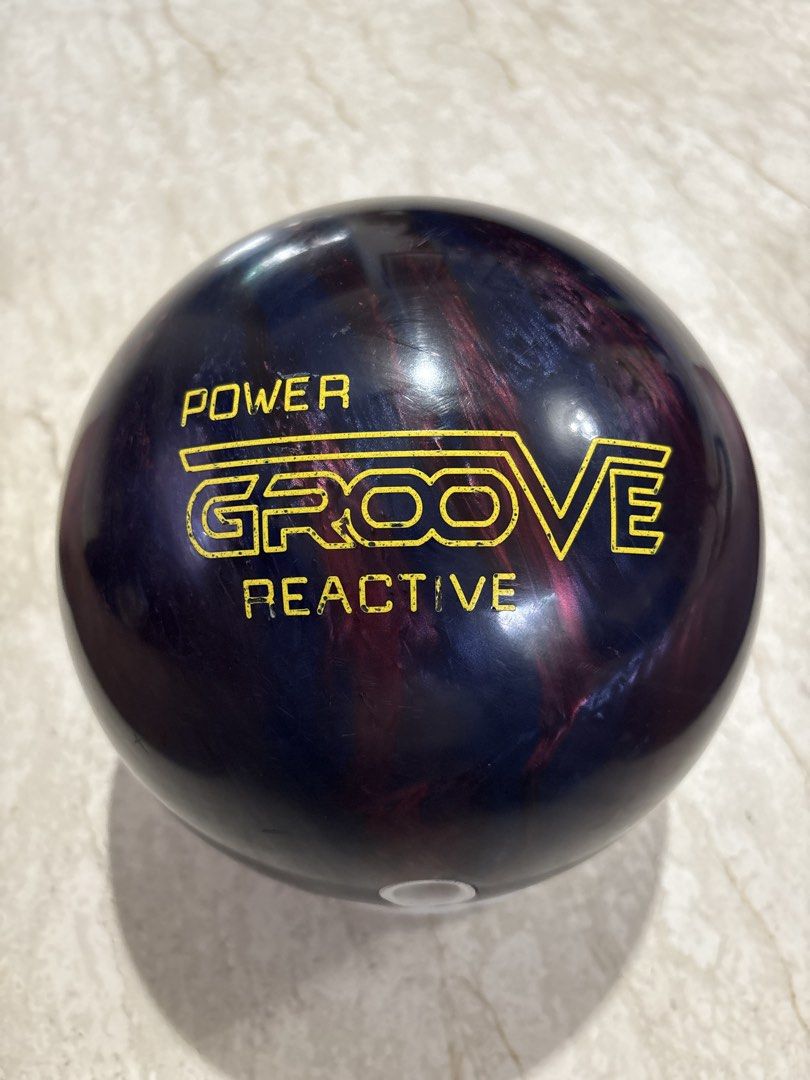 Brunswick Power Groove Reactive Bowling Ball, Sports Equipment, Sports ...