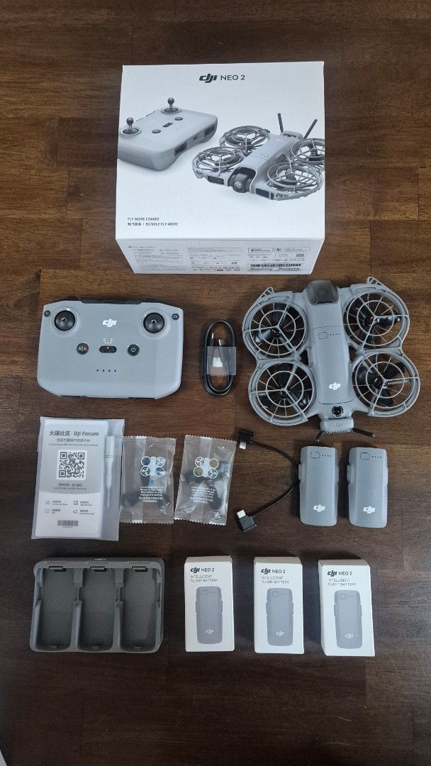 DJI Neo 2 Fly More Combo + 3 extra batteries, Photography, Drones on ...