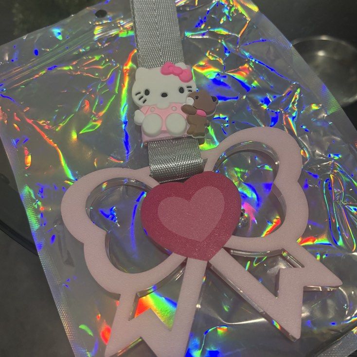 Hello Kitty Car Pull Ring Handle Charm, Car Accessories, Exterior ...