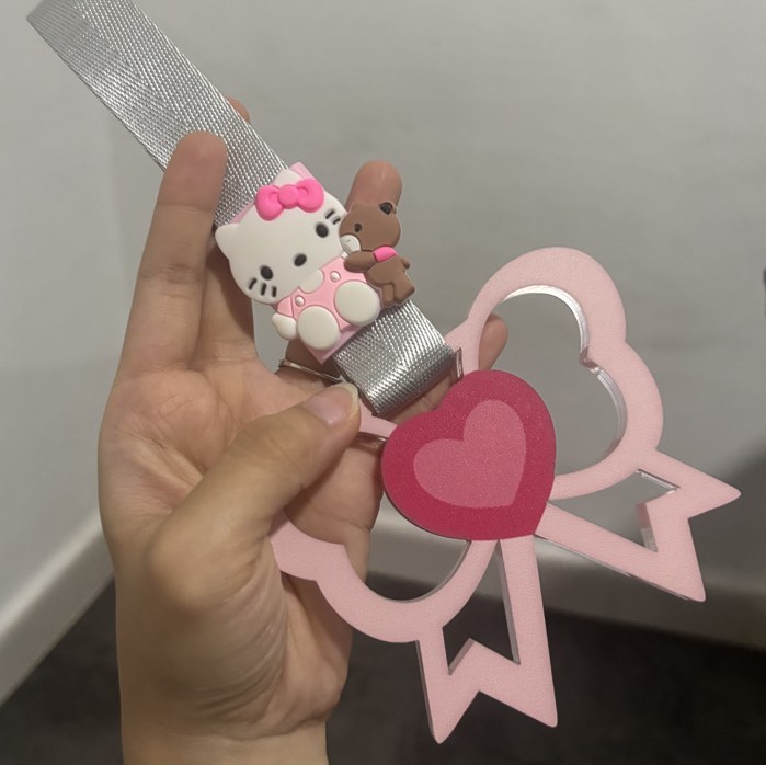 Hello Kitty Car Pull Ring Handle Charm, Car Accessories, Exterior ...