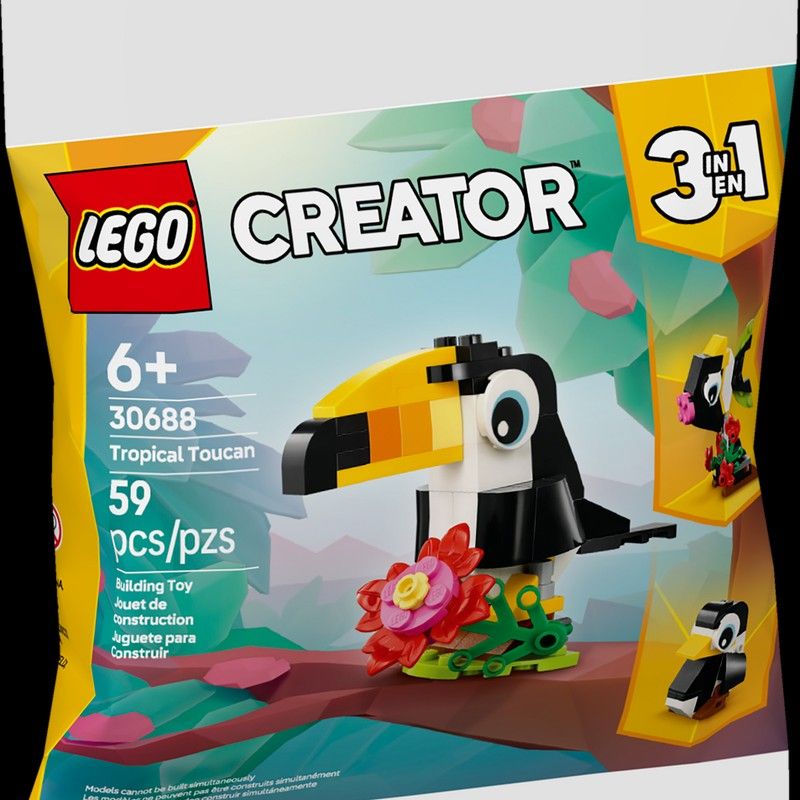 Lego Creator 3 in 1 30688 Tropical Toucan, Hobbies & Toys, Toys & Games ...