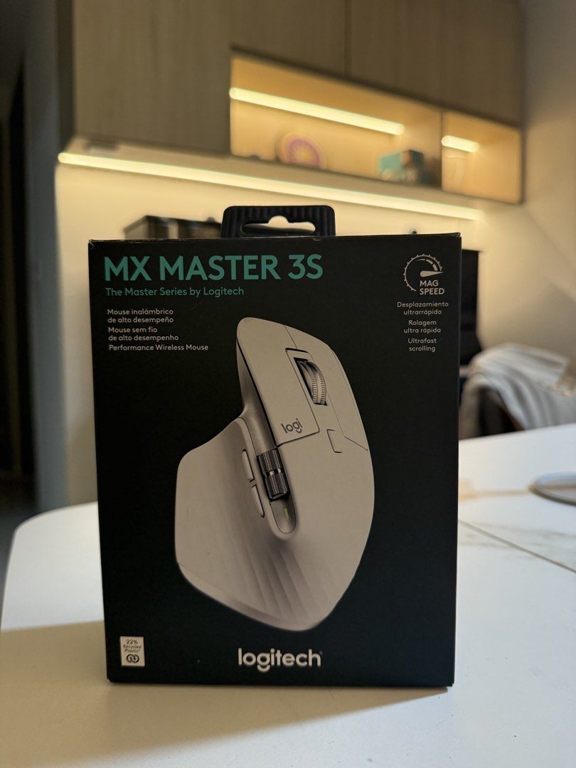 Logitech MX Master 3S Wireless Mouse - White, Computers & Tech, Parts ...