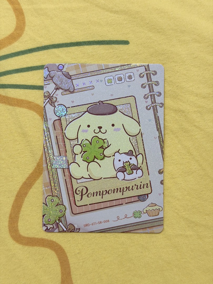 Sanrio Pompompurin Trading Card, Hobbies & Toys, Toys & Games on Carousell