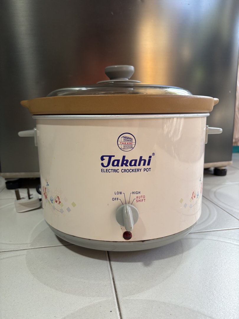 Takahi Large Electric Slow Cooker 5.2 litres, TV & Home Appliances ...