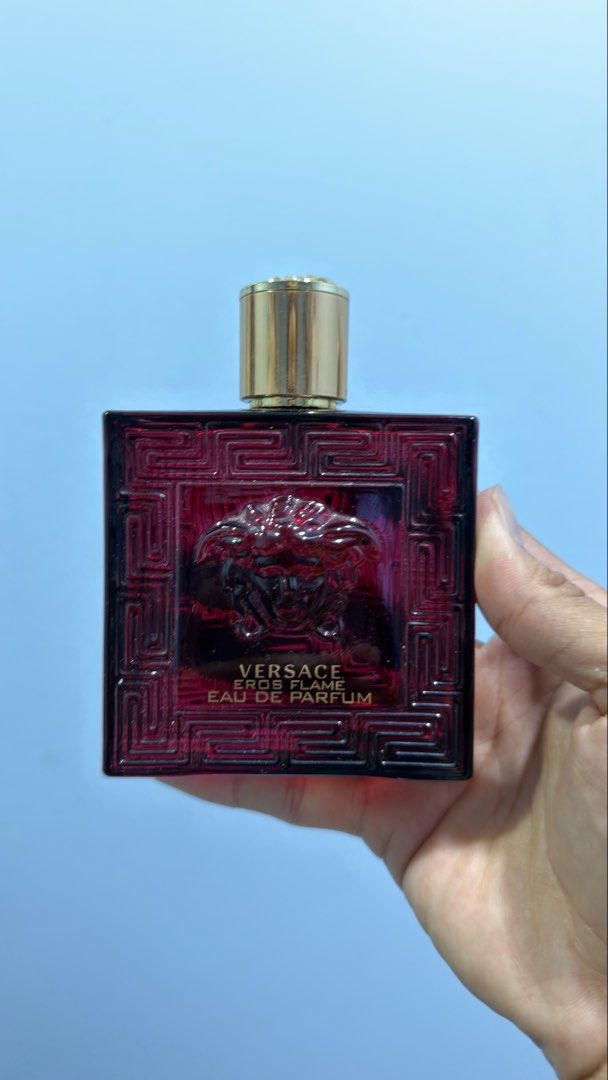 Versace Eros Flame Authentic Bottle Only, Beauty & Personal Care ...