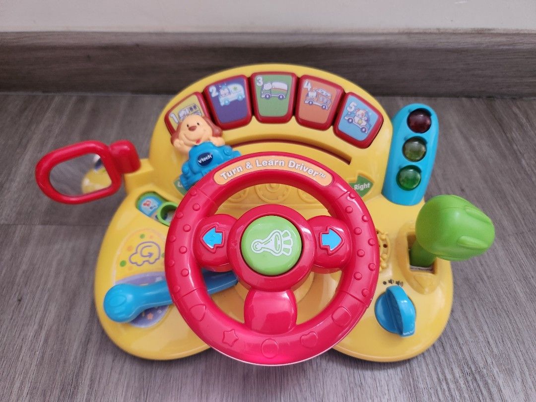 VTech Turn & Learn Driver Toy, Babies & Kids, Infant Playtime on Carousell