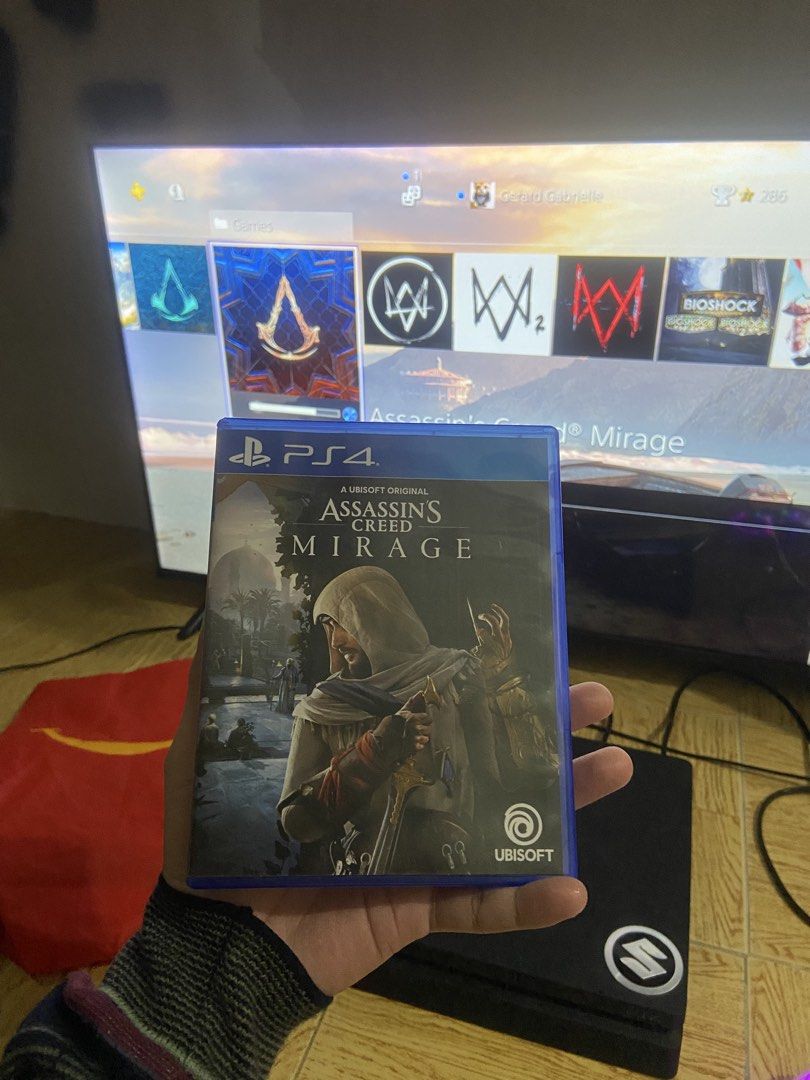 Assassin's Creed Mirage PlayStation Ps4 Disc Unused Code, Video Gaming ...