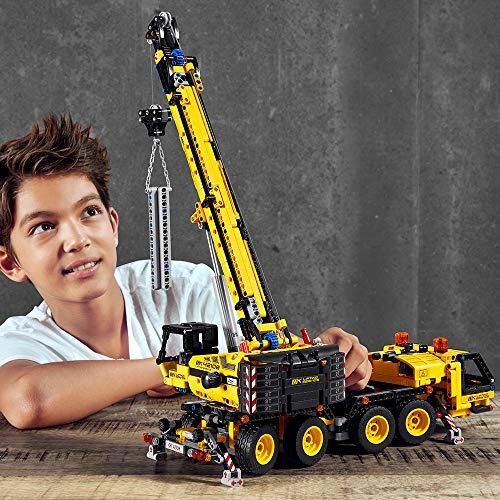 LEGO Technic Mobile Crane 42108 Building Kit, A Super Model Crane to ...