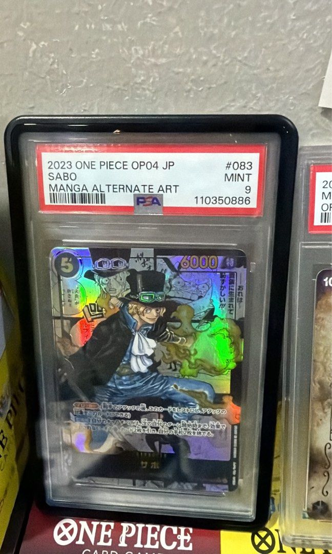 One Piece Card Game Sabo Manga Op04-083 PSA 9, Hobbies & Toys, Toys ...