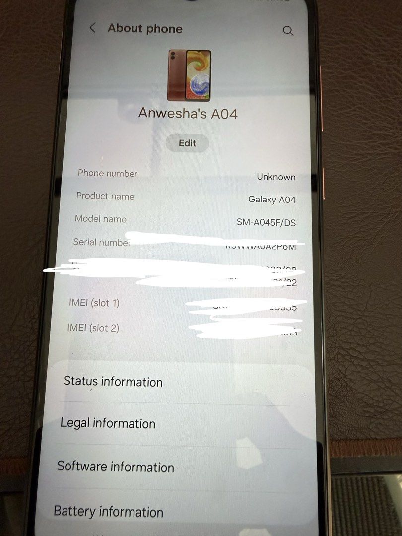 Samsung Galaxy A04 - SM-A045F/DS, 手提電話, 手機, Android 安卓手機, Samsung 三星 ...