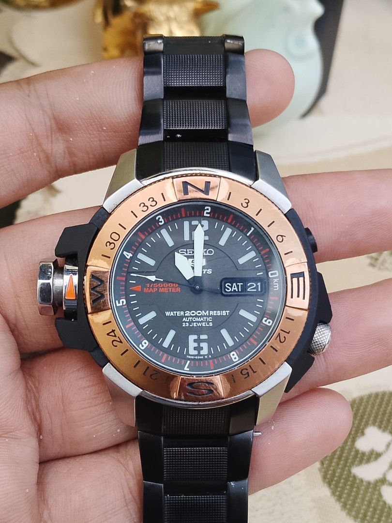 Seiko Map Meter with original strap, Luxury, Watches on Carousell