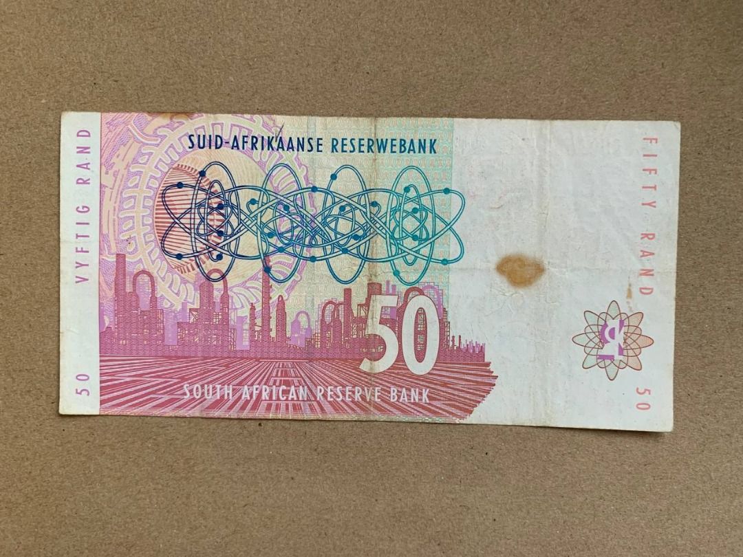 South Africa 50 Rand Banknote, Hobbies & Toys, Memorabilia ...