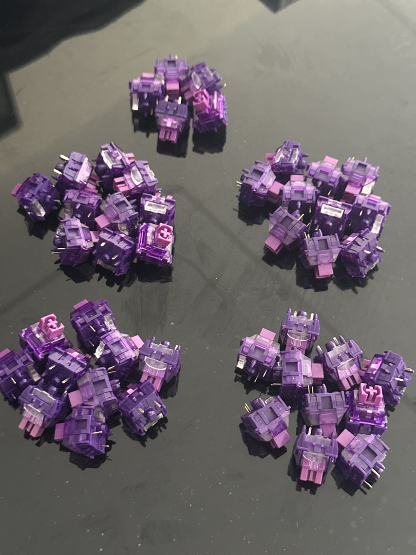 TTC Flame Purple Switch V2 - Linear Mechanical Keyboard Switches ...